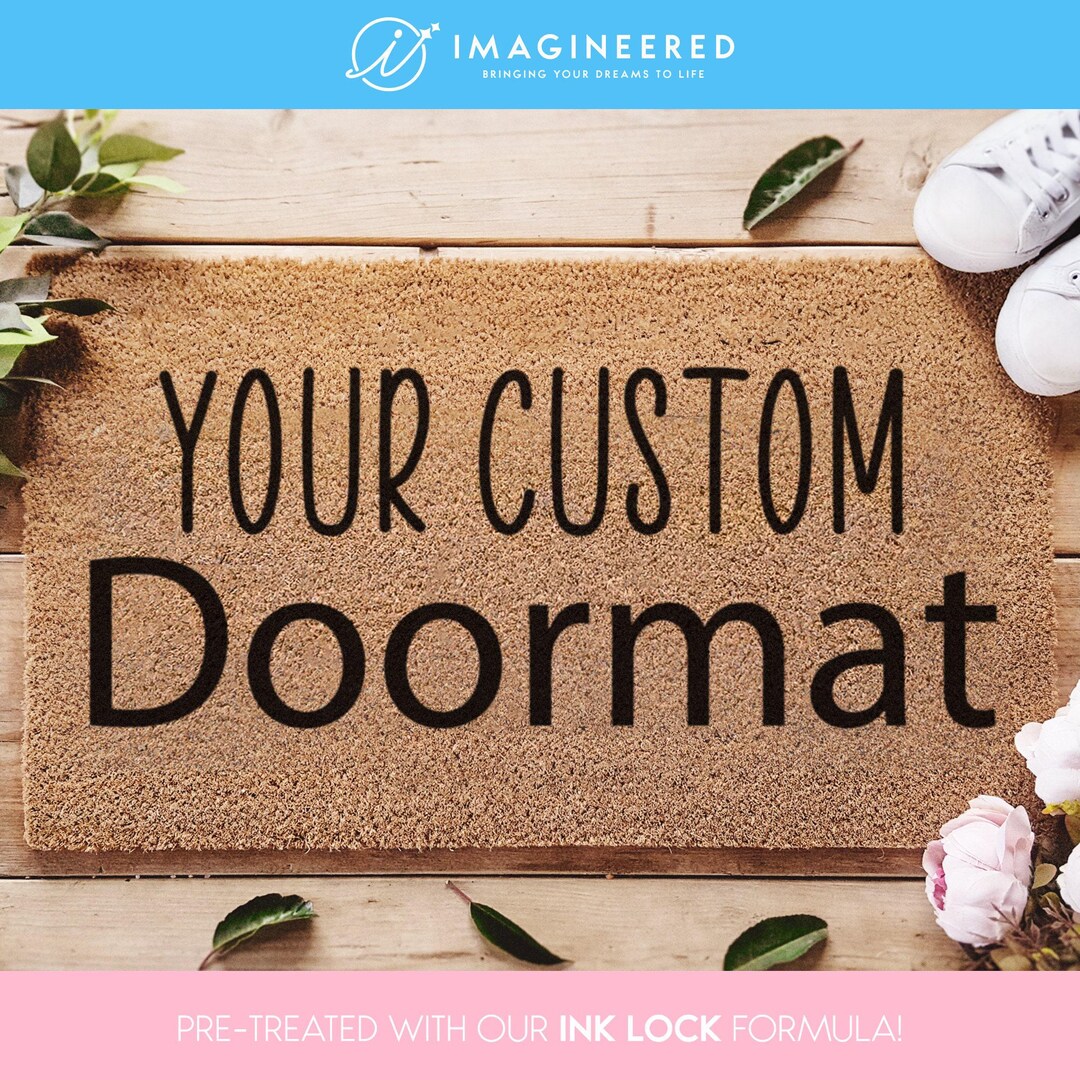 Your Custom Doormat - Personalize the Perfect Customized Door Mat for ...
