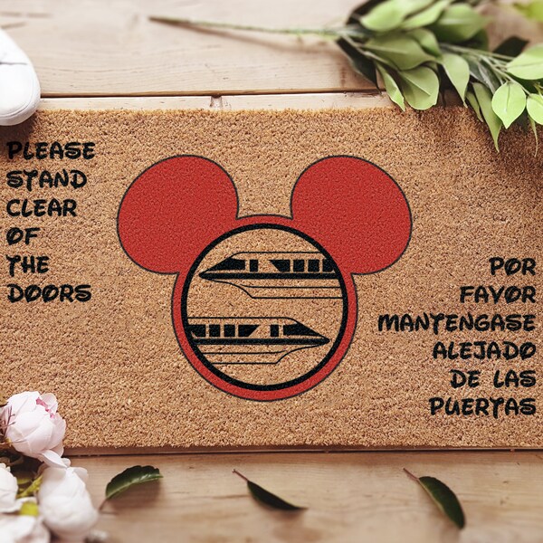 Monorail Welcome Mat - Etsy