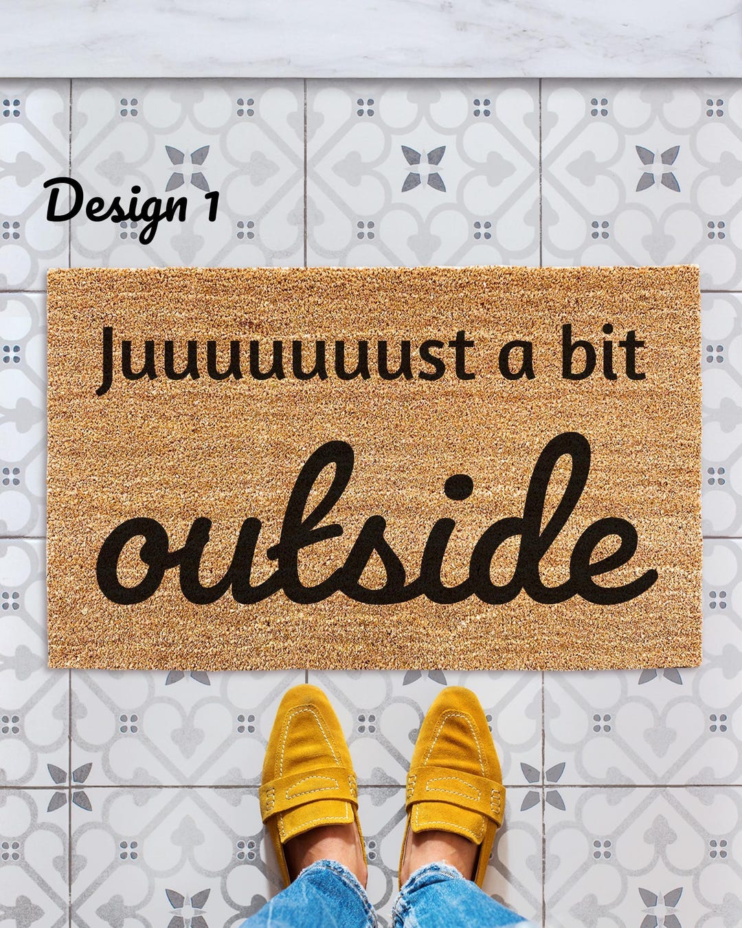 Just a Bit Outside Doormat – Funny Bob Uecker Quote Mat, Milwaukee ...