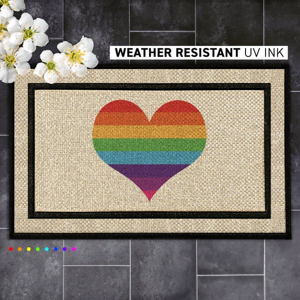 Heart Doormat - Etsy