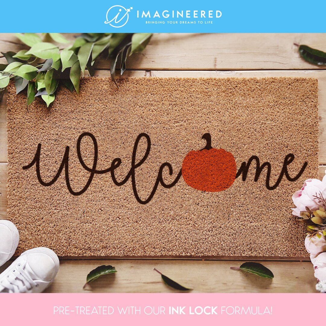 Fall Welcome Doormat - Pumpkin Doormat - Pumpkin Decor - Fall Decor ...