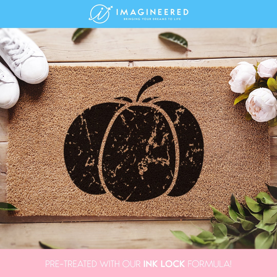 Pumpkin Doormat - Pumpkin - Seasonal Coir Mat - Fall Decor - Autumn ...
