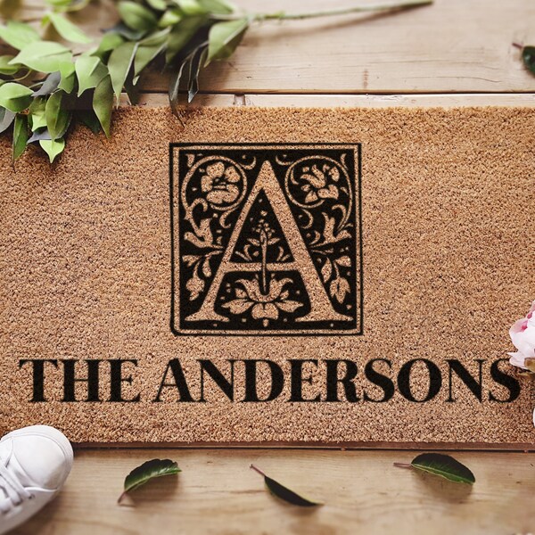 Monogram Mat - Etsy