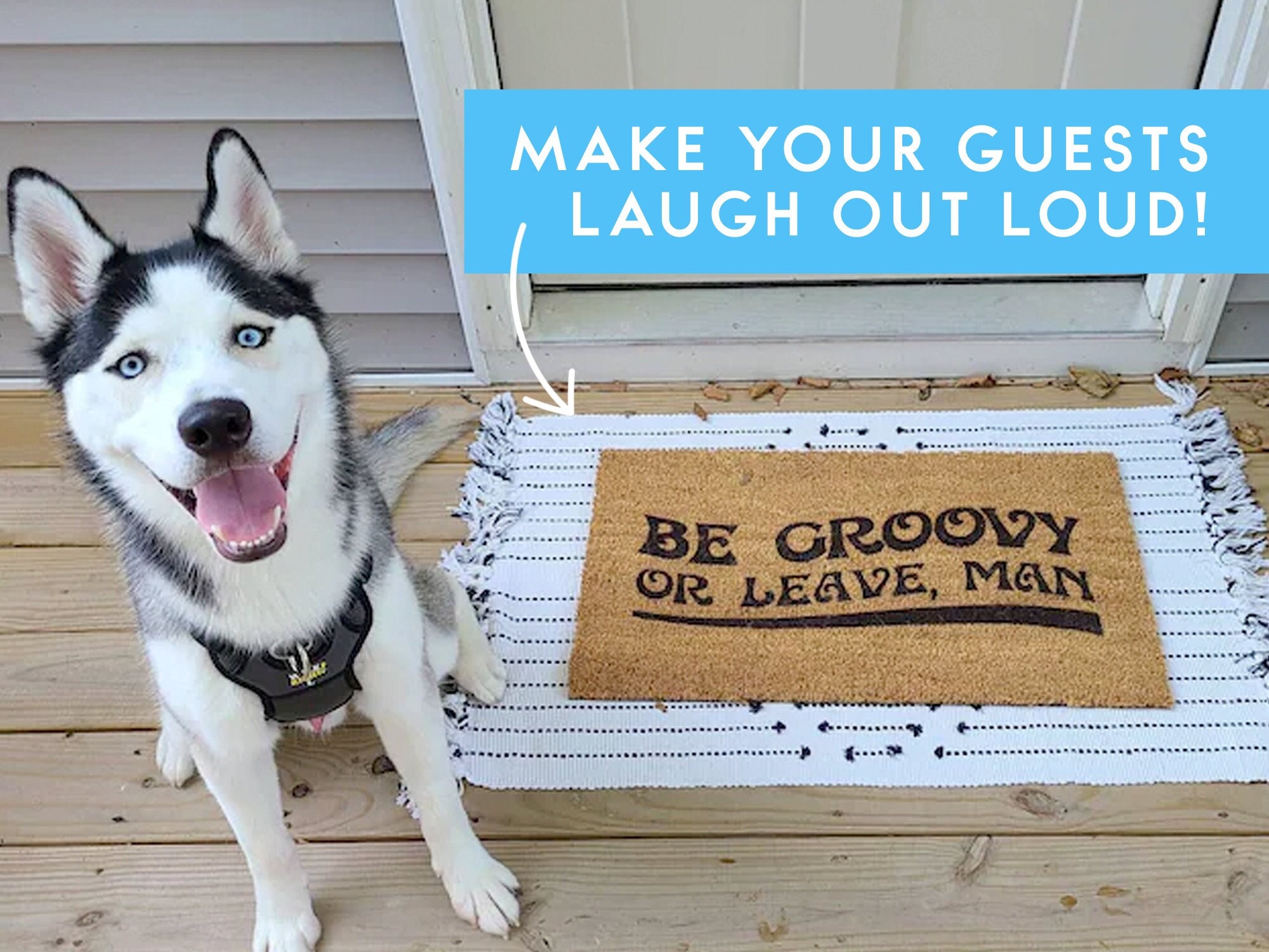Mean Girls Quote Welcome Doormat - She Doesn't Even Go Here - Iconic ...
