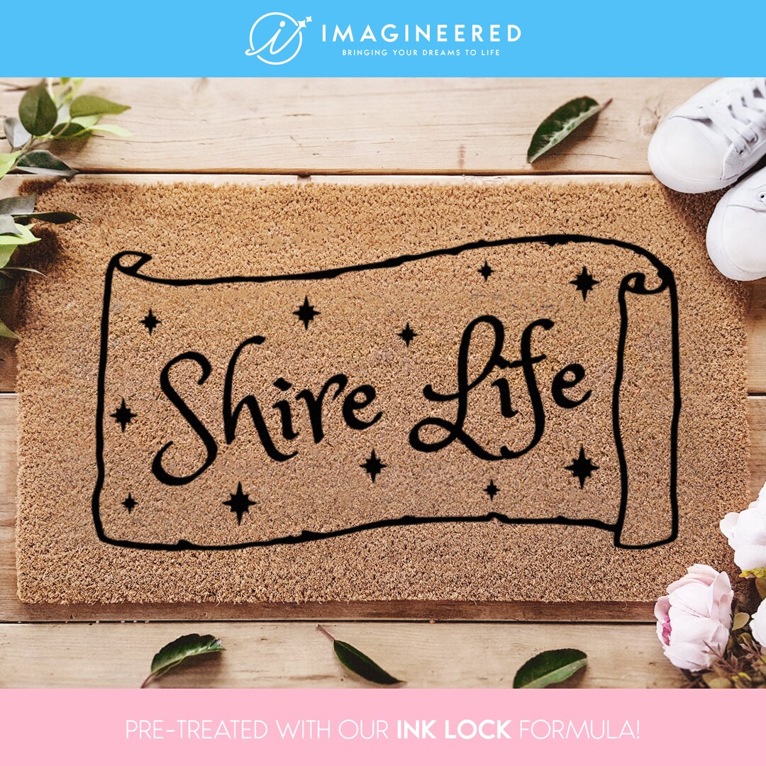 Shire Life Welcome Mat Lord of the Ring Gift Lord of the Rings Doormat ...