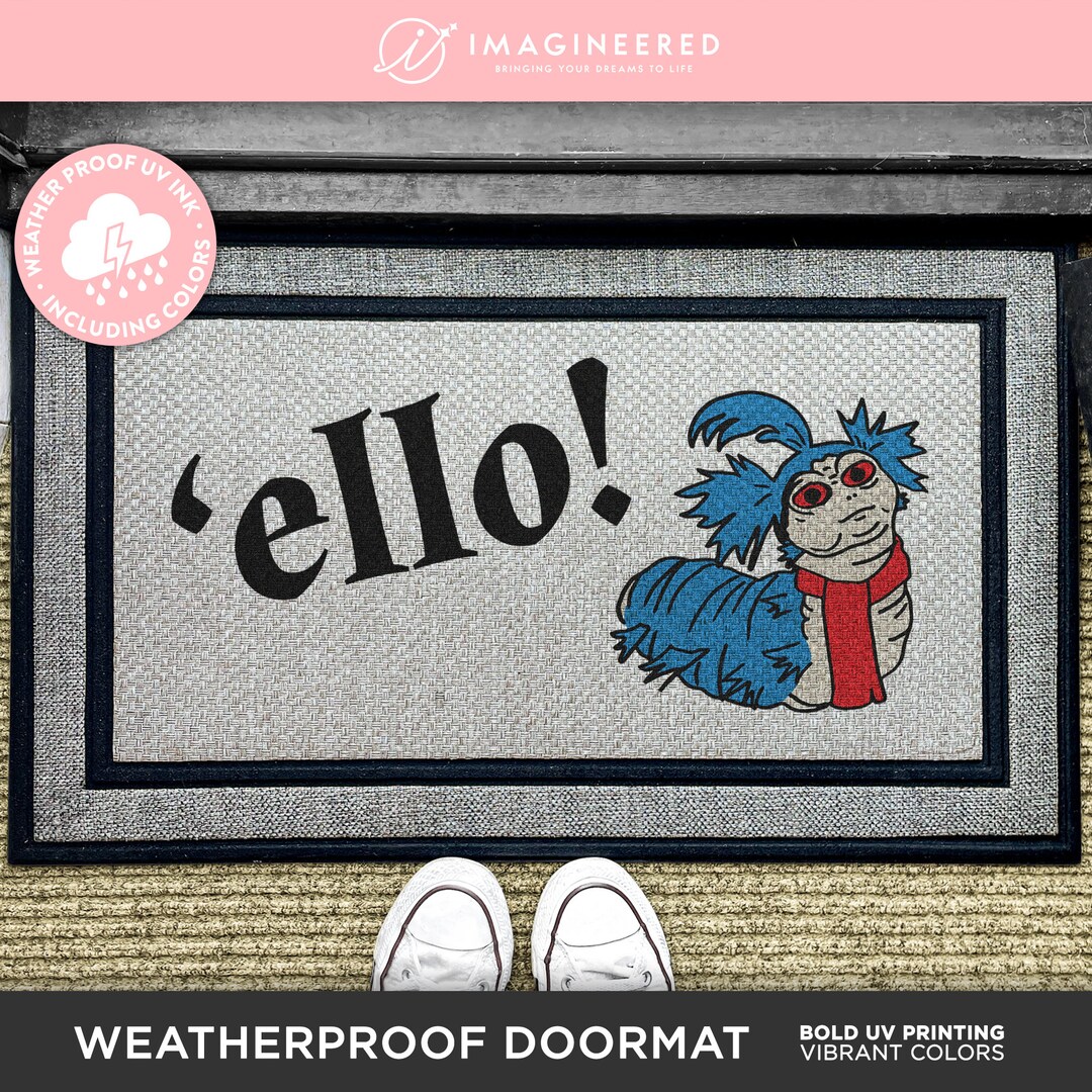 Ello Labyrinth Welcome Doormat - Worm Outdoor Mat - Come Inside and ...