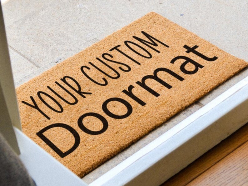 Your Custom Doormat Personalize the Perfect Customized Door - Etsy