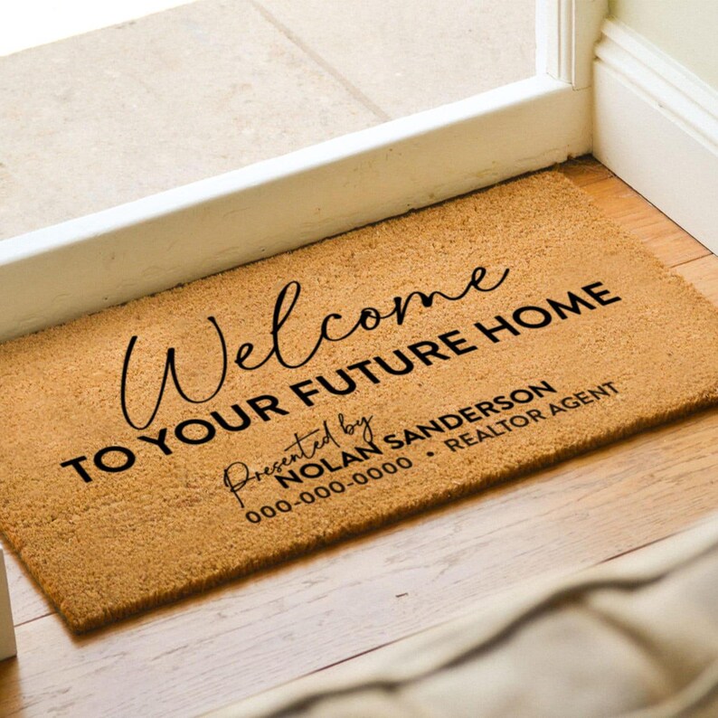 Custom Open House Doormat - Realtor Brand Doormat - Realtor Rug ...