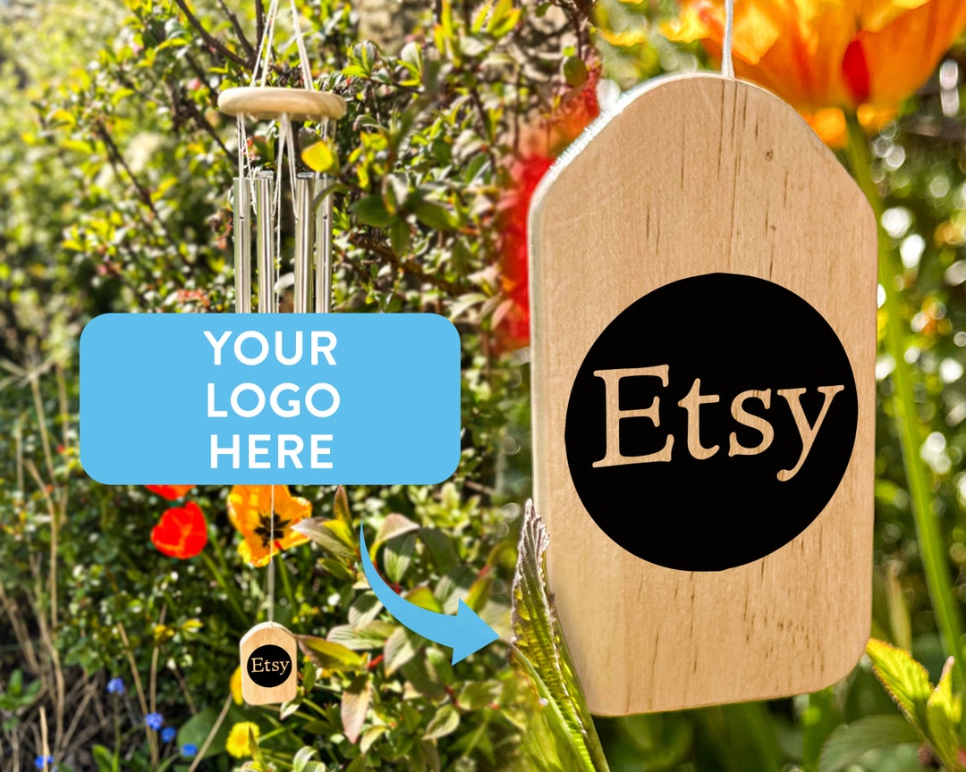Your Logo Here Wind Chimes Custom Logo Chime New Home Gift Custom Wind ...