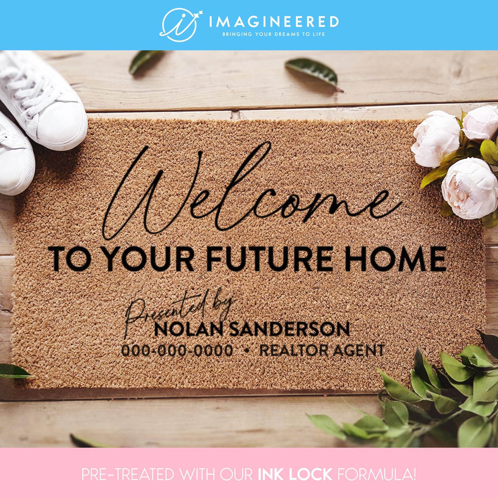 Custom Open House Doormat - Realtor Brand Doormat - Realtor Rug ...