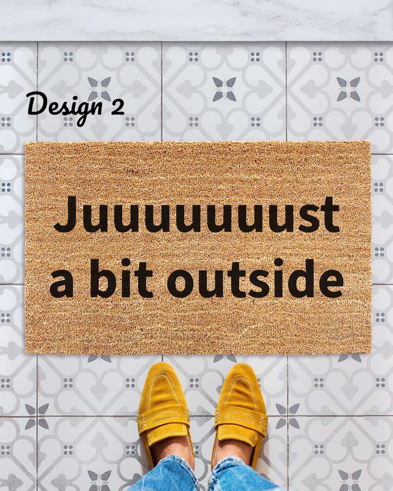 Just a Bit Outside Doormat – Funny Bob Uecker Quote Mat, Milwaukee ...