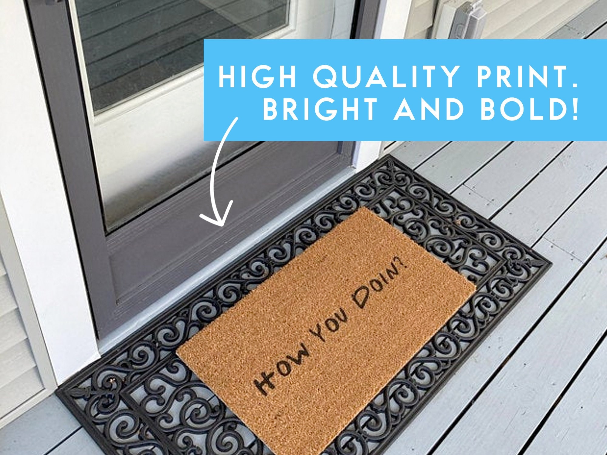 Mean Girls Quote Welcome Doormat - She Doesn't Even Go Here - Iconic ...