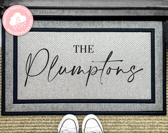 Welcome Doormat Personalized Door Mat Outdoor Personalized Rug Outdoor ...
