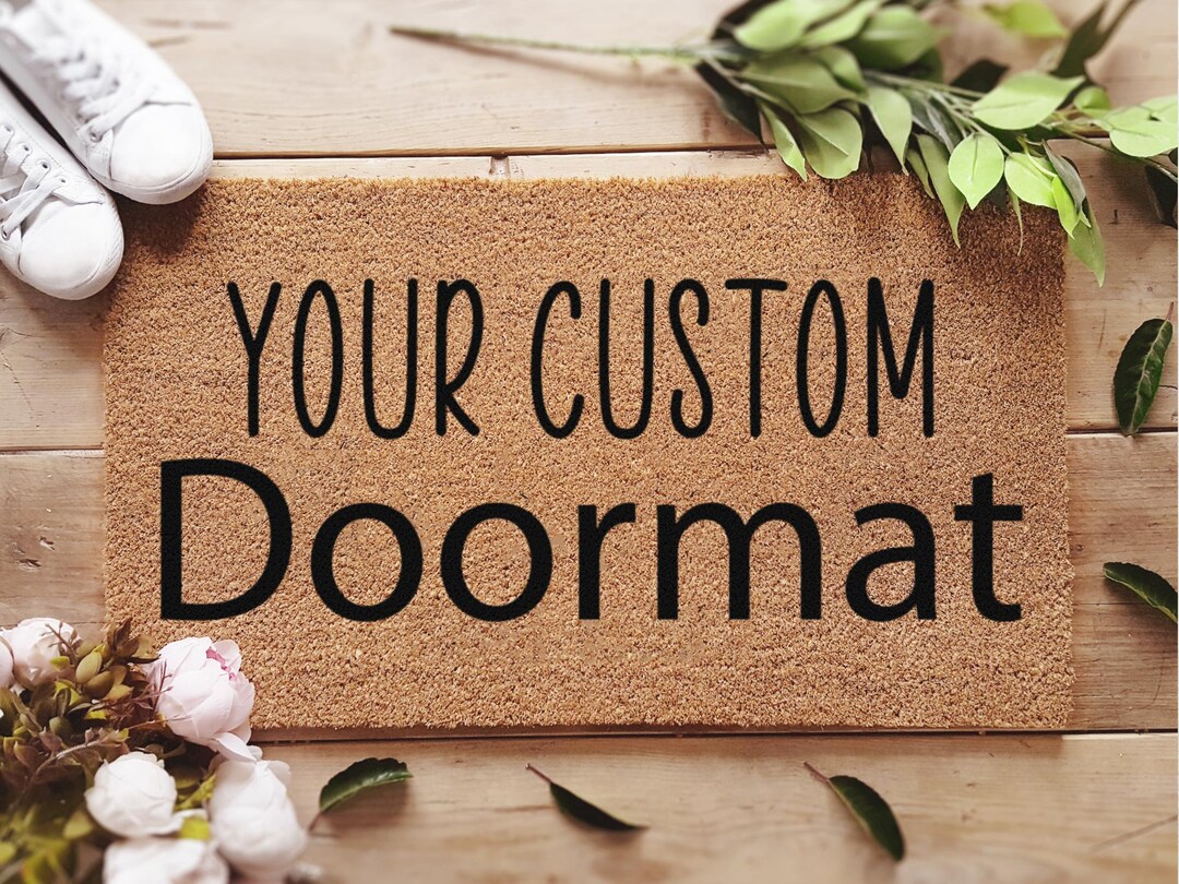 Your Custom Doormat Personalize the Perfect Customized Door - Etsy