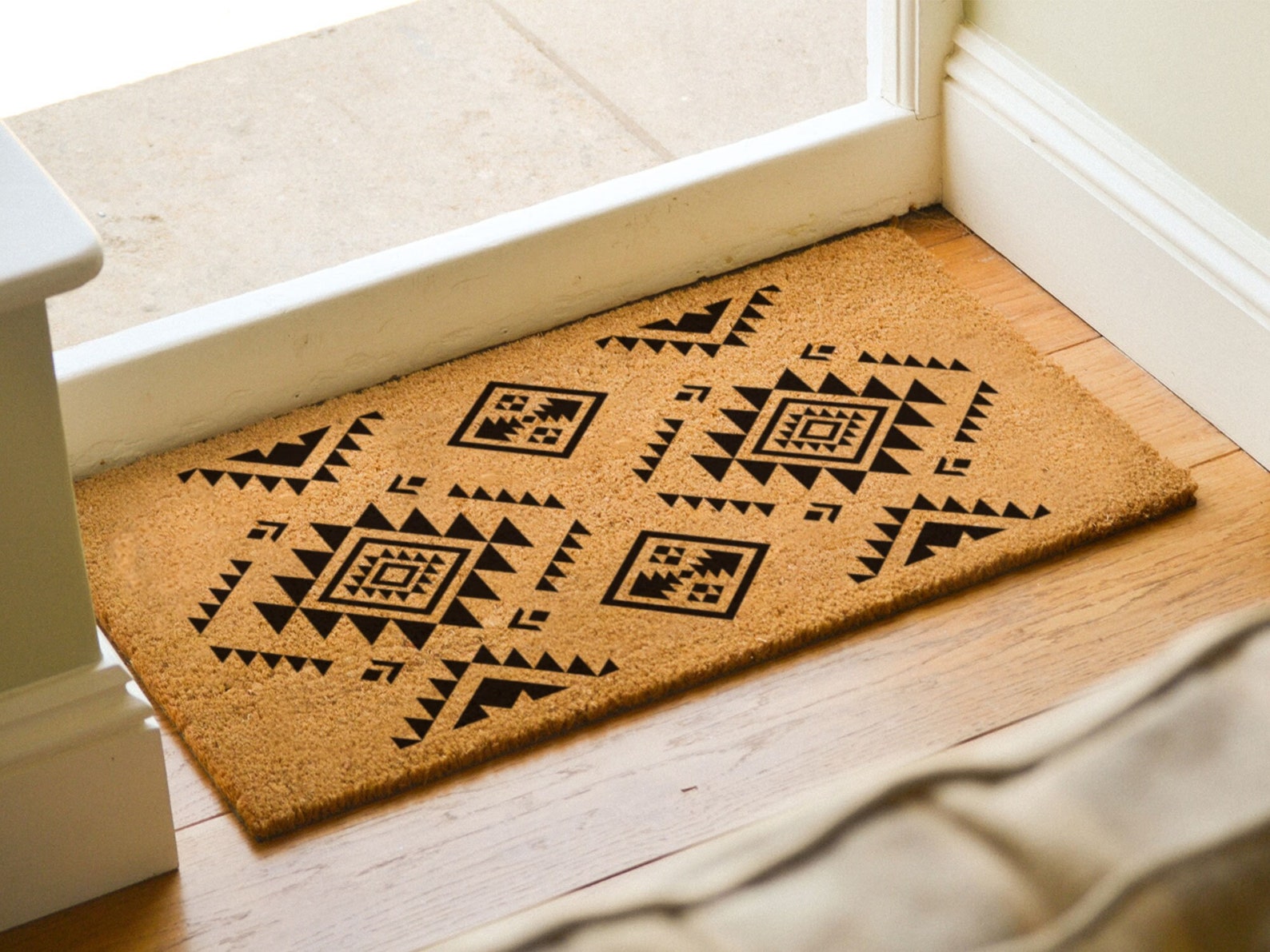 Boho Aztec Style Rug Cute Western Doormat Aztec Style Rug Boho Home ...
