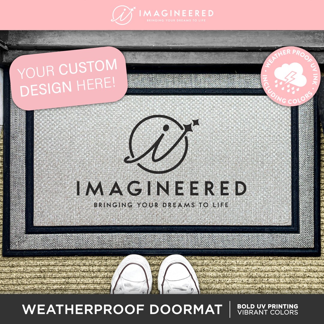 Custom Logo Doormat - Outdoor Personalized Rug - Customized Doormat ...