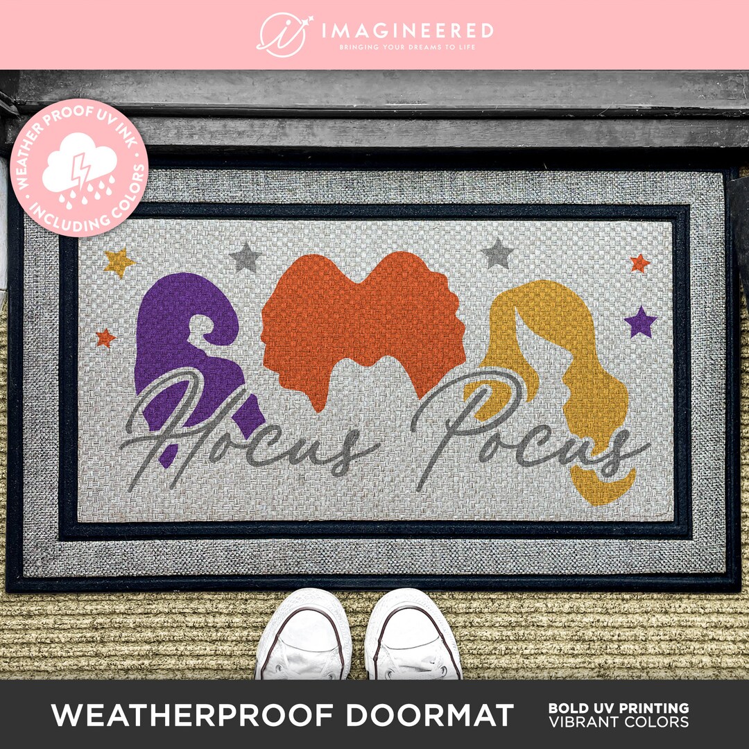 Hocus Pocus Outdoor Doormat Halloween Outdoor Rug Halloween Fall Decor ...