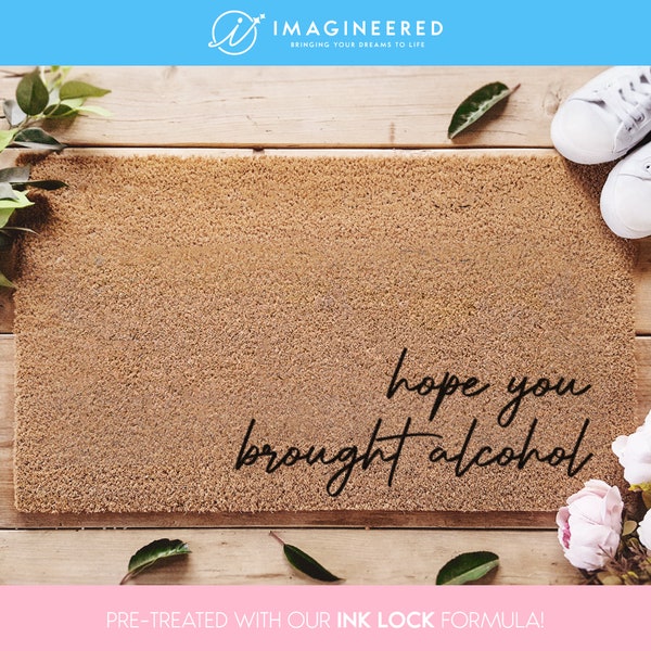 Alcohol Doormat - Etsy