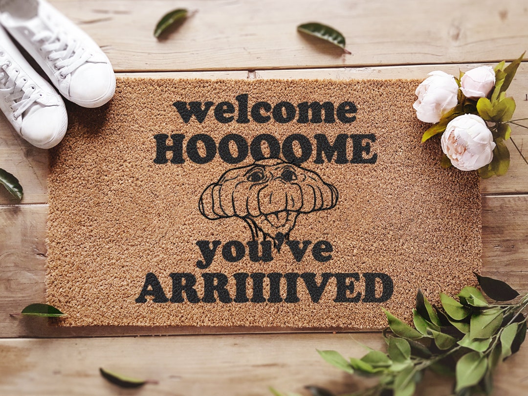 ET Doormat ET Phone Home Welcome Home You've Arrived - Etsy