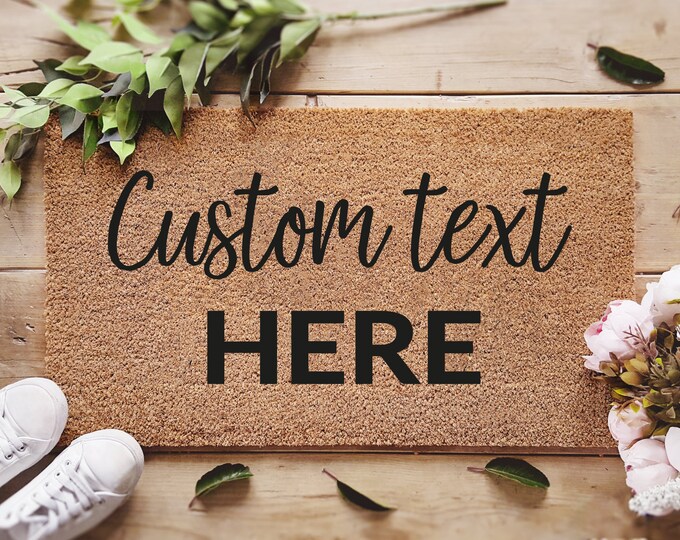 Your Custom Doormat Personalize the Perfect Customized Door - Etsy