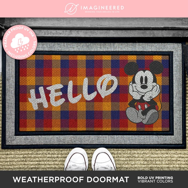 Mickey Mouse Rug - Etsy