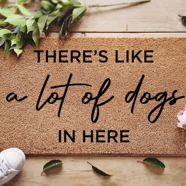 Funny Dogs Doormat - Etsy