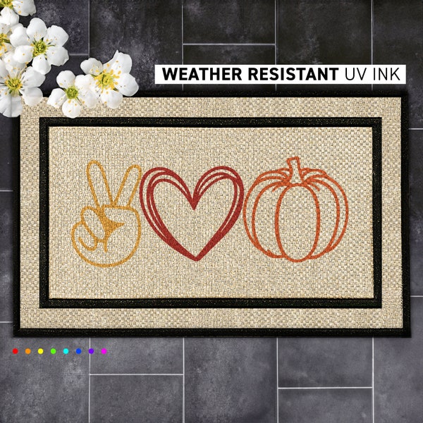 Peace Doormat - Etsy