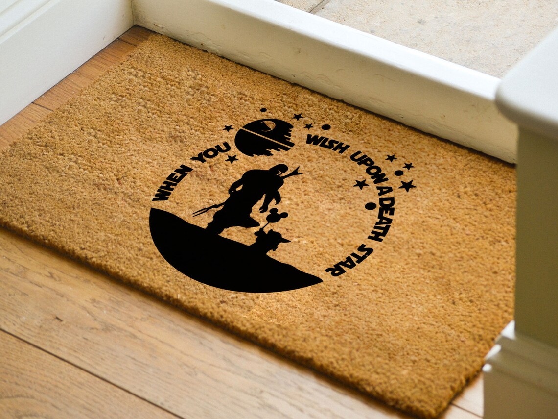 The Mandalorian Mandalorian Baby Yoda Custom Doormat | Etsy