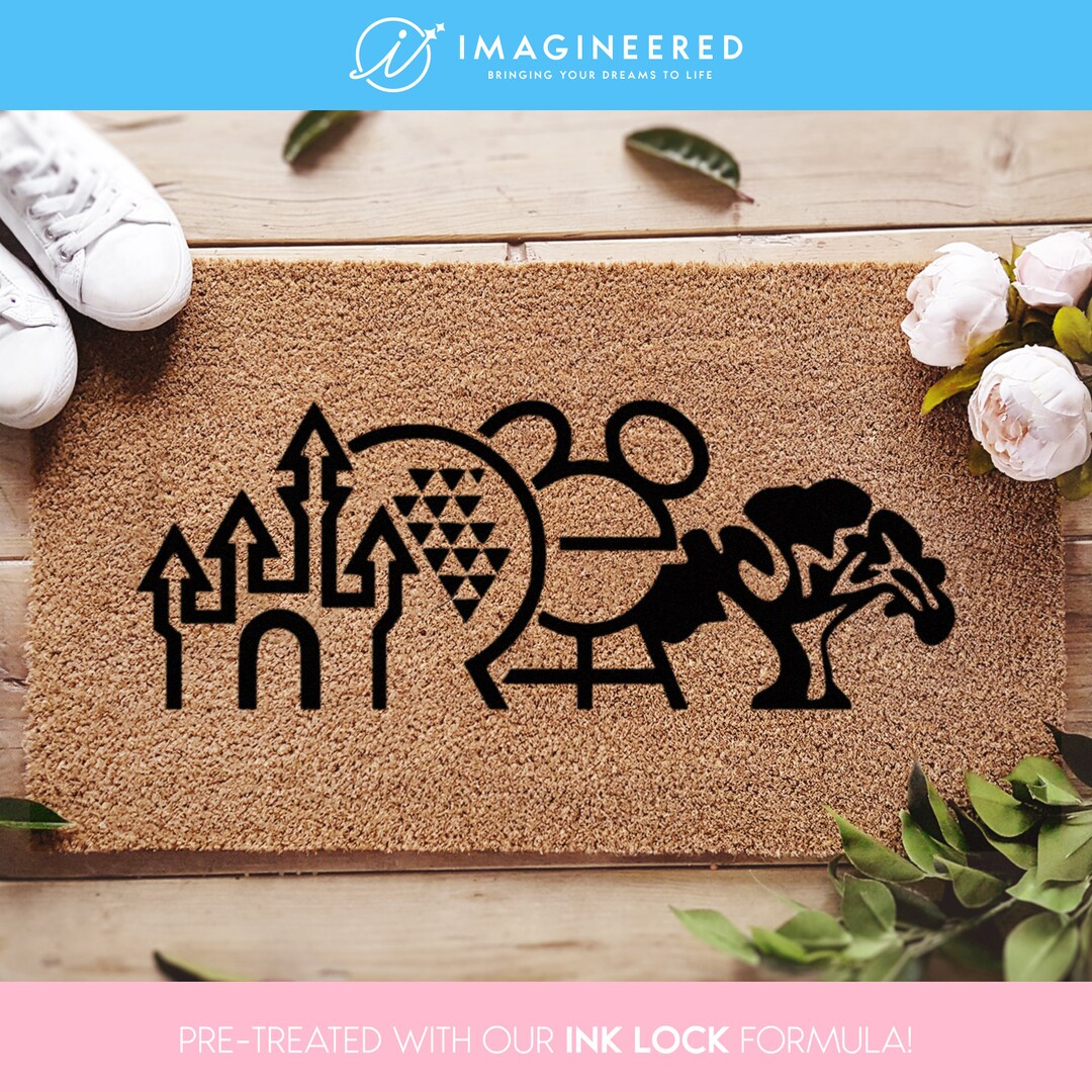 Disney World Doormat - Disney Home Decor - Disney Welcome Mat - Disney ...