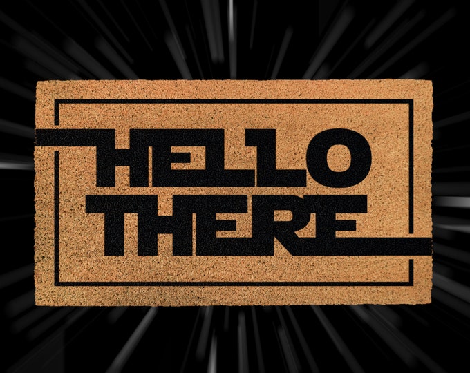 General Kenobi Star Wars Doormat Welcome Mat Jedi Obi Wan - Etsy