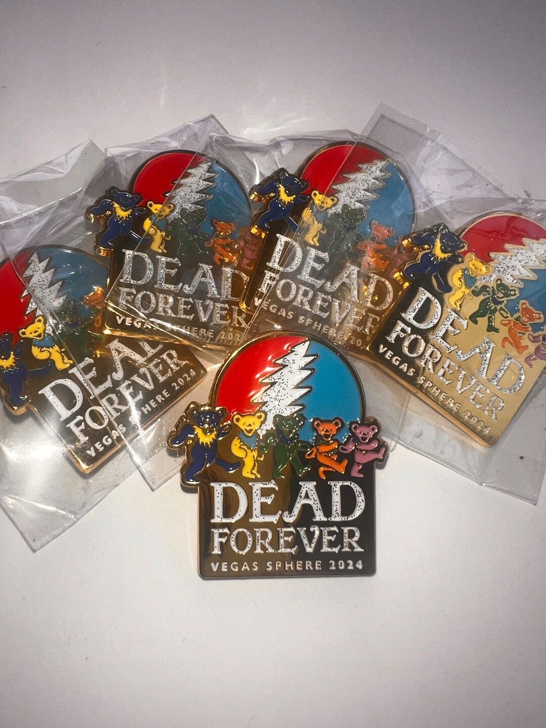 3 Dead & Co Lapel Pins BUNDLE (3 Pins Included) , Grateful Dead Las ...