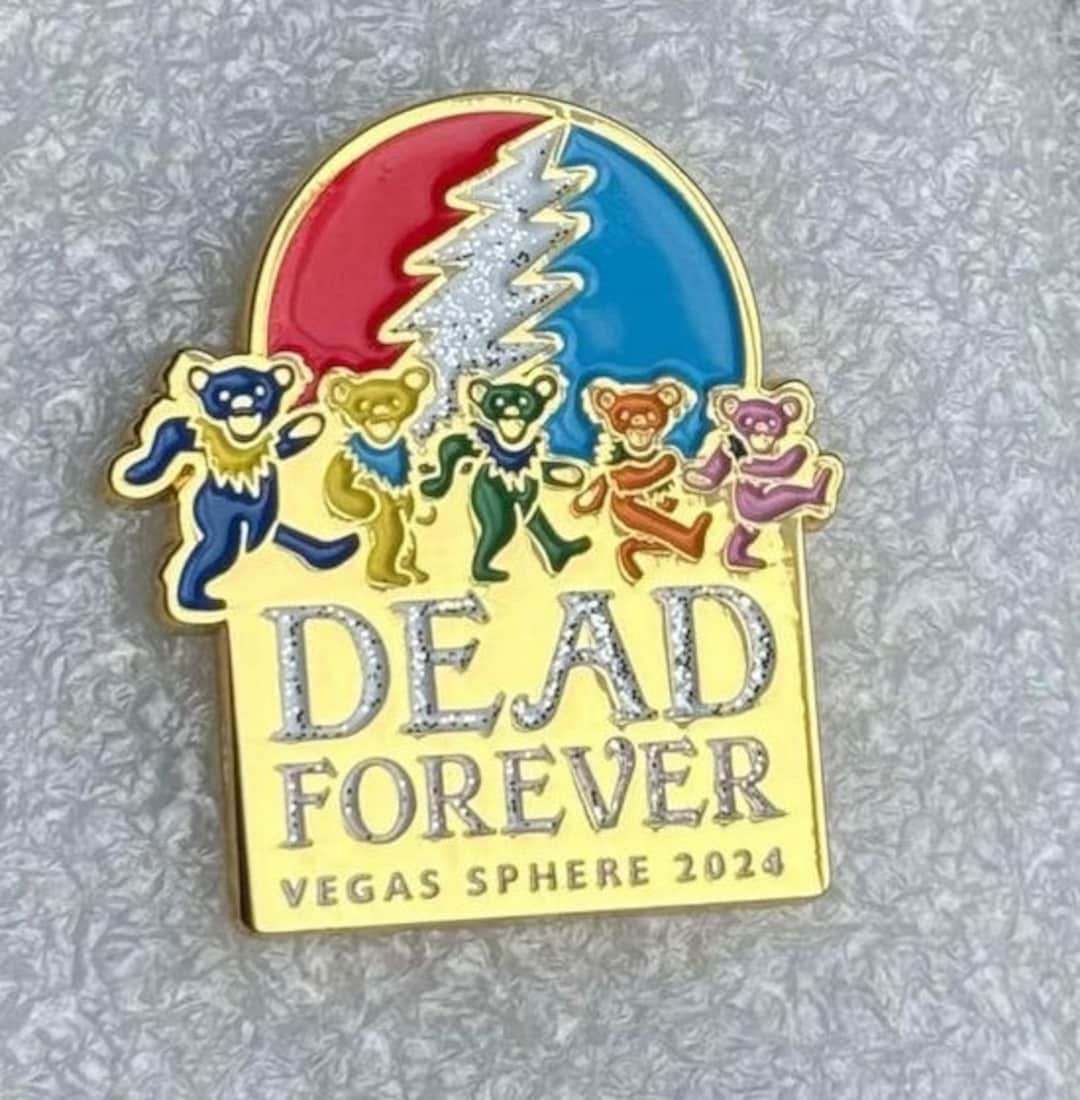 Dead & Co Lapel Pin 1 Pins Included , Grateful Dead Las Vegas Sphere ...