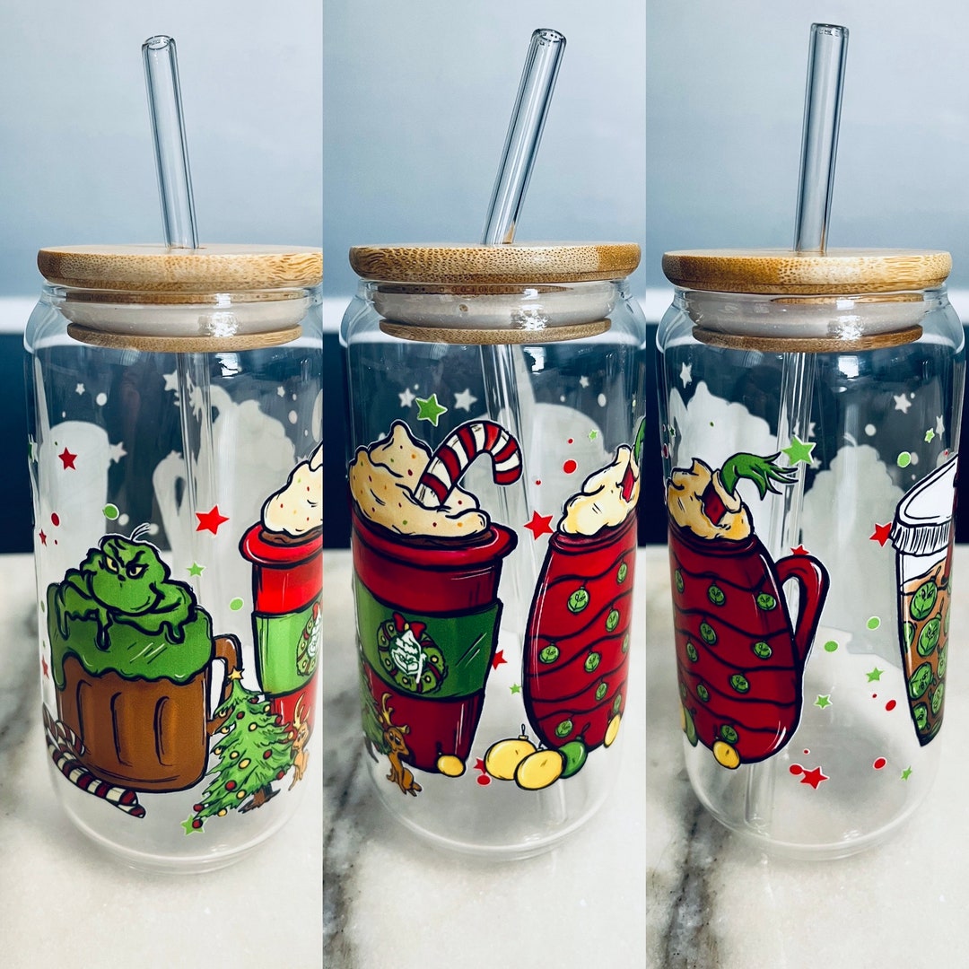 Grinch Libbey Glass Cup - Etsy