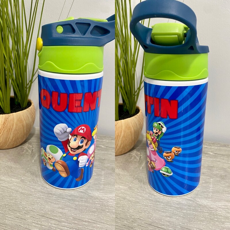 Super Mario Drink Bottle - Etsy