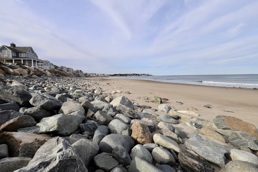 First in Line Plaice Cove Beach Hampton NH Coastal Living Wall Art ...