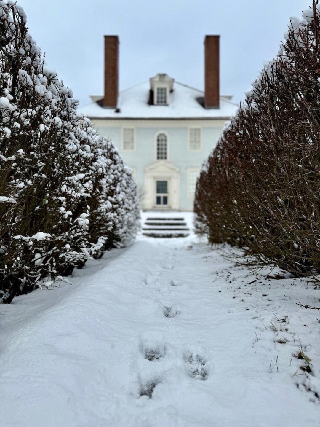 Hamilton House South Berwick Photography Historic Maine Dog Paw Prints ...