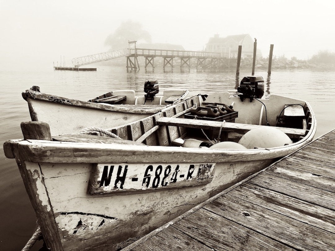 Dockside Rye Harbor NH Nautical Wall Art Fishing Art Beach House Wall ...