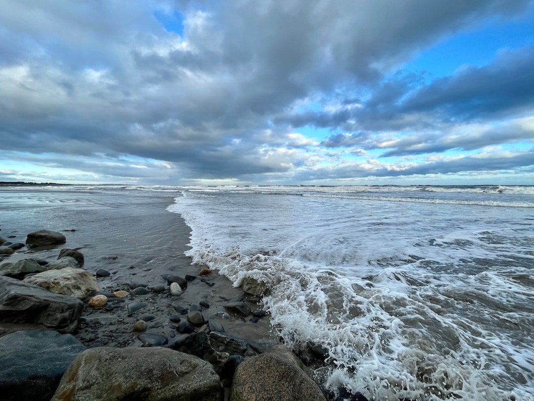 Rolling in North Beach NH Coastal Living Wall Art Beach - Etsy