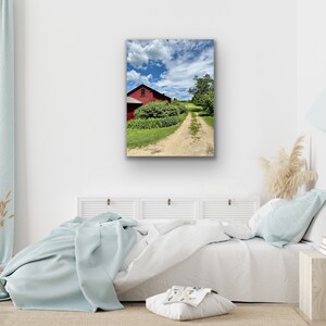 Pop of Color Country Living Wall Art Old Barn Prints - Etsy