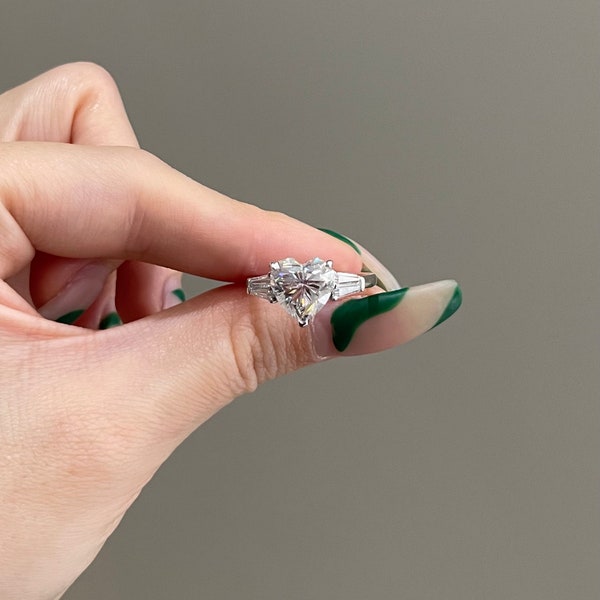 Ring Settings Heart Shaped Stone - Etsy