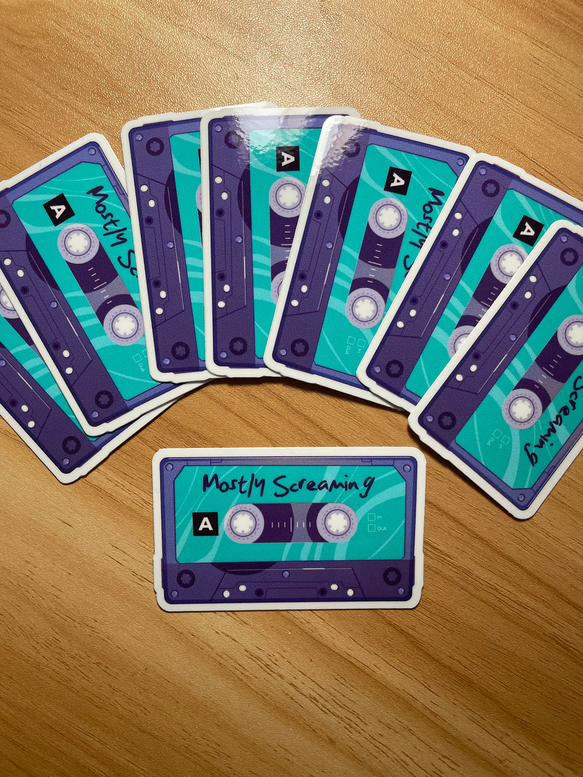 Mostly Screaming Vinyl Die-cut Sticker, Laptop Sticker, Water Bottle ...