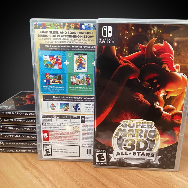 Super Mario 3D All-stars Alternate Case Art (bowser Edition) - Etsy