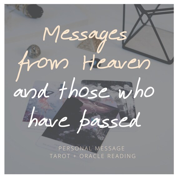 Messages From Heaven Tarot and Oracle Messages From Those | Etsy