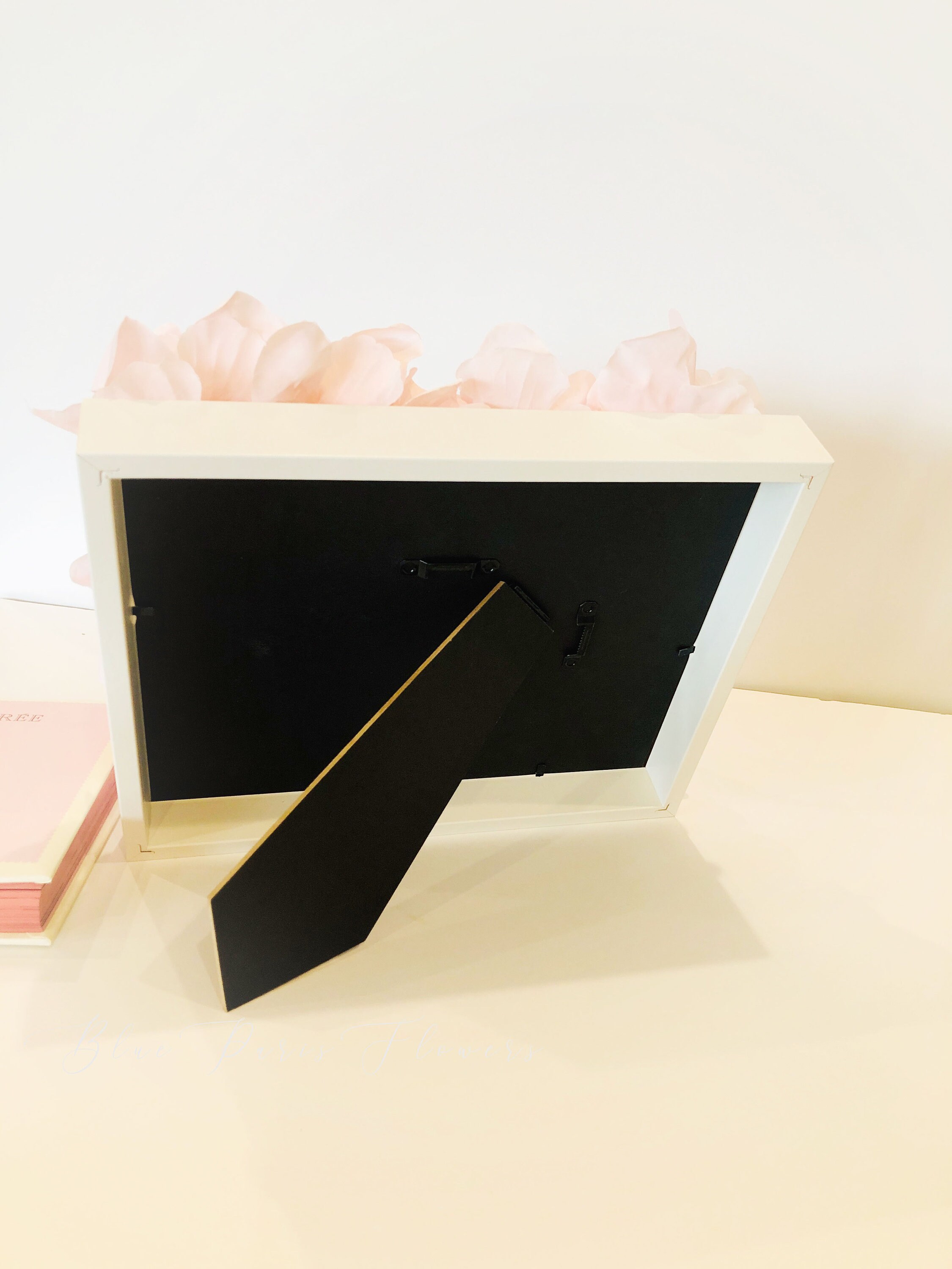 Floral Wall Rose Frame Faux Pink Roses in Picture Frame - Etsy