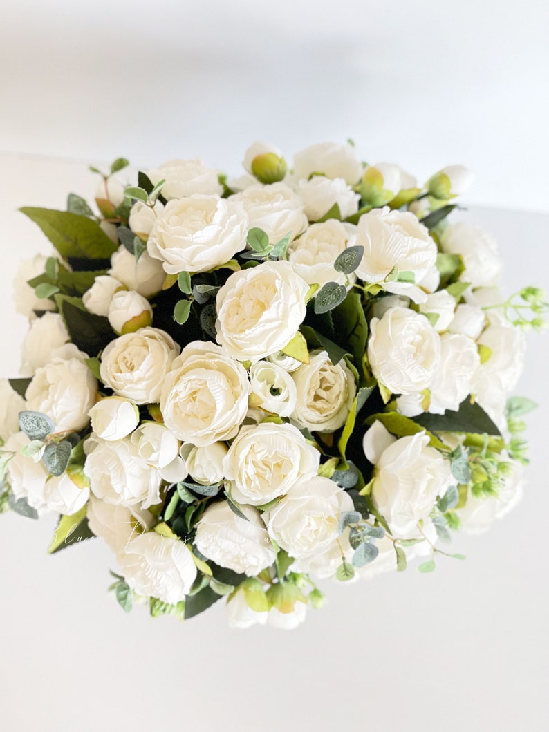 X-large Modern White Floral Arrangement French Country - Etsy