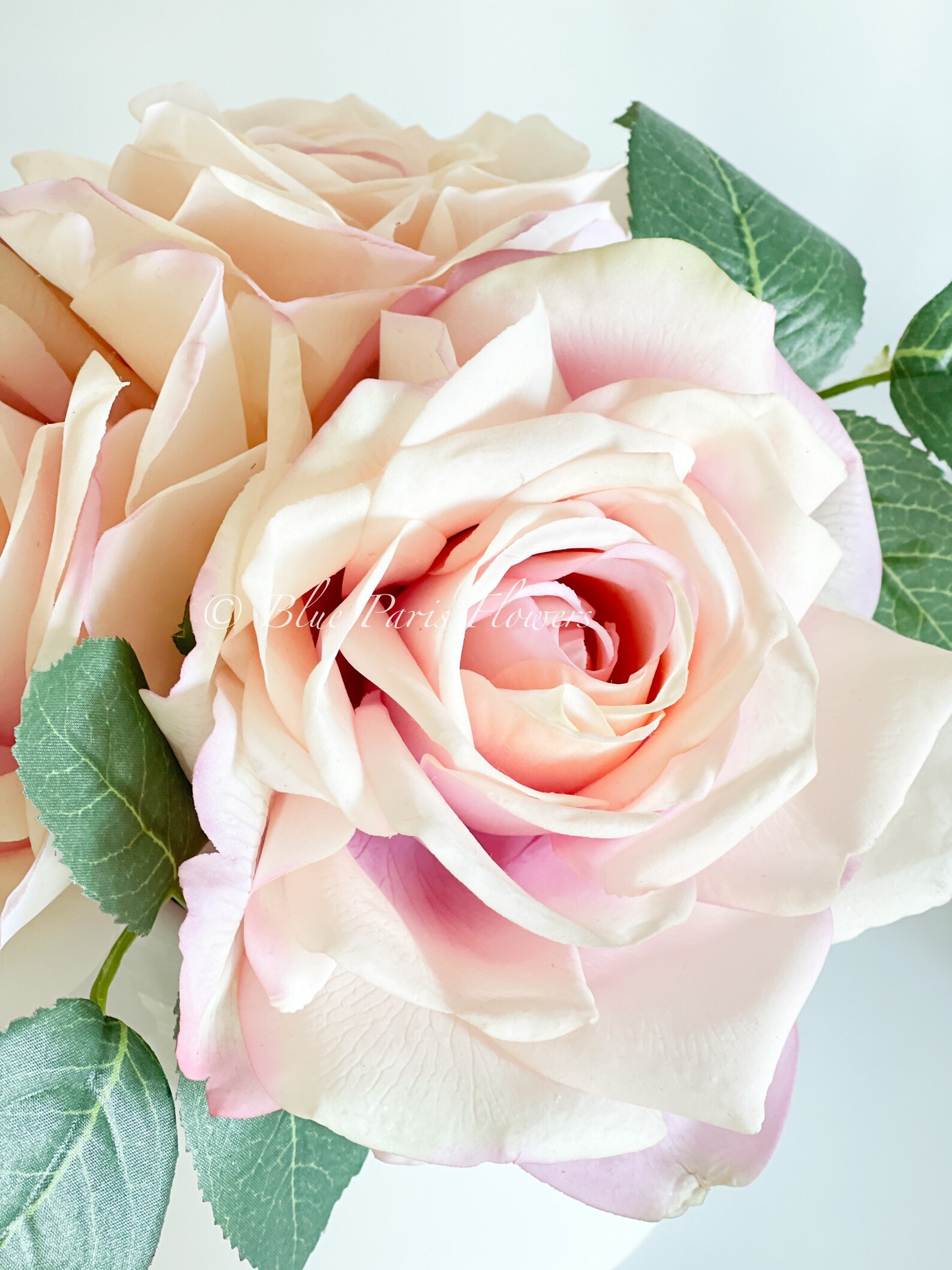 Real Touch Faux Pink Roses Flower Arrangement Floral | Etsy