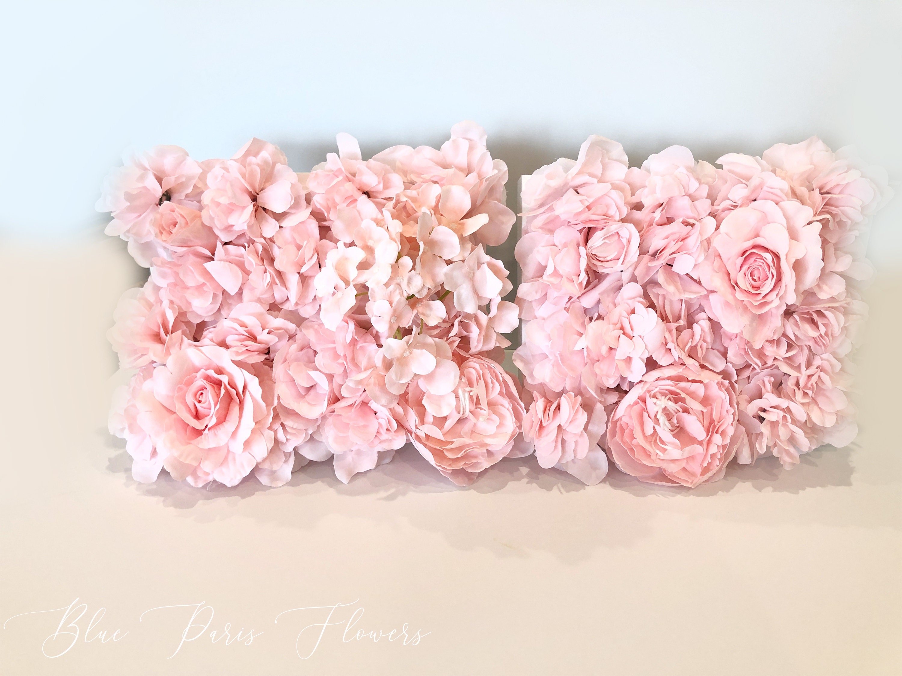 Floral Wall Rose Frame Faux Pink Roses in Picture Frame - Etsy