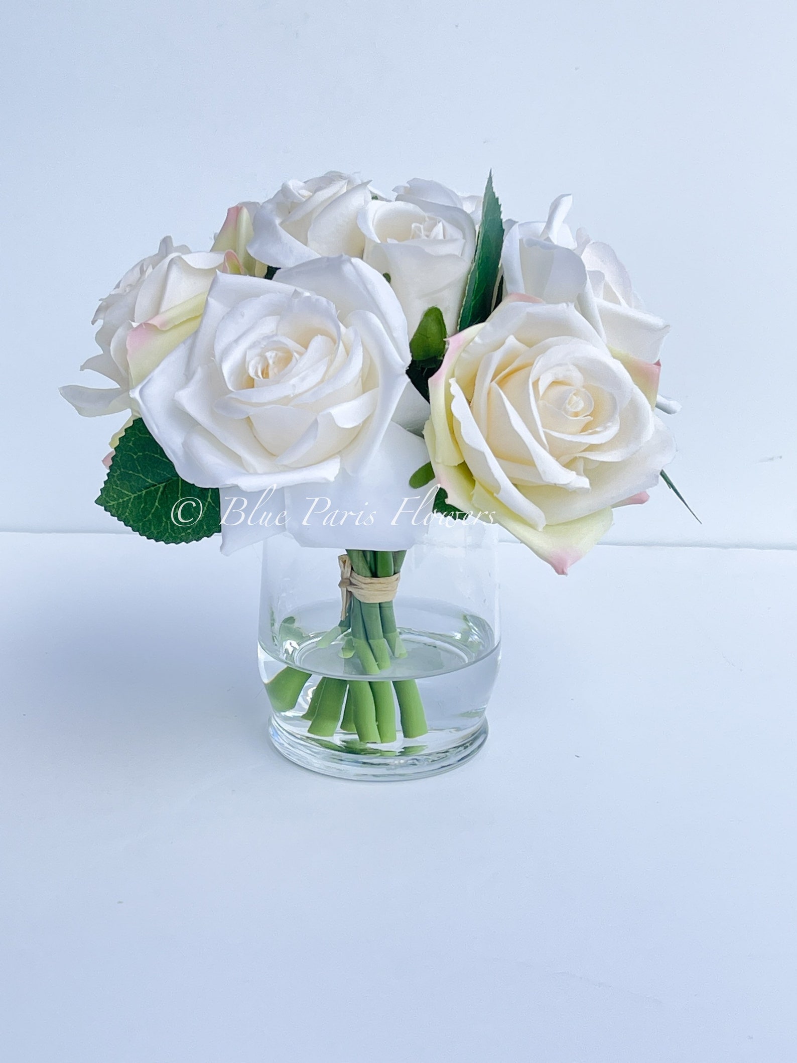 Pink and Peach Rose Arrangement Artificial Faux Silk Flowers | Etsy