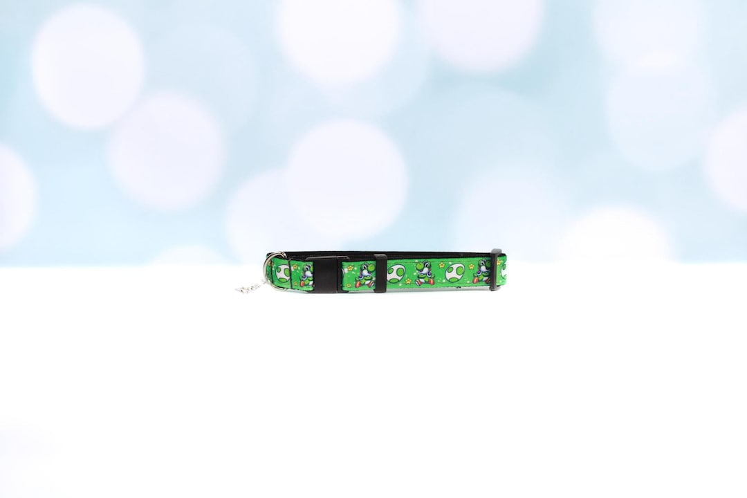 Yoshi Cat Collar, Breakaway Cat Collar, Anime Cat Collar, Mario Cat ...