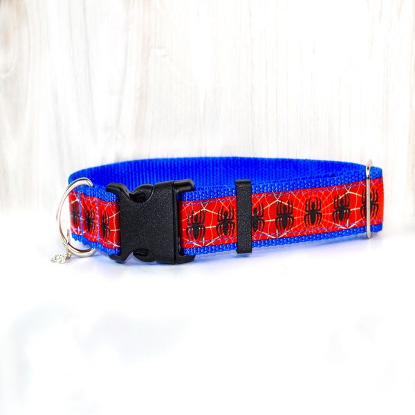 Spiderman Dog Collar - Etsy